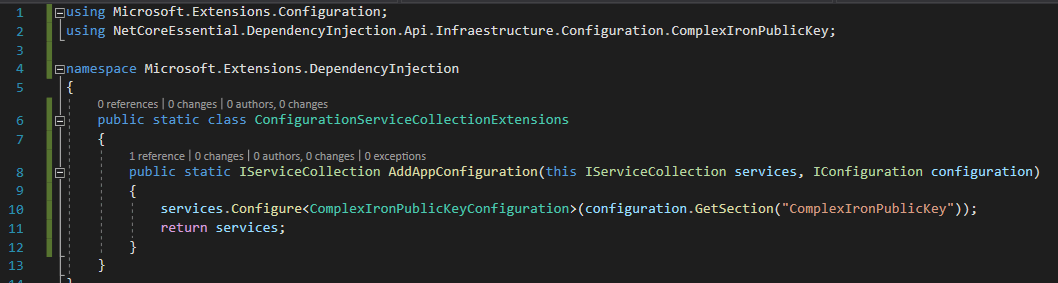 Configure Options - reading settings from appSettings - Dependency Injection - .NET CORE PART IV ...